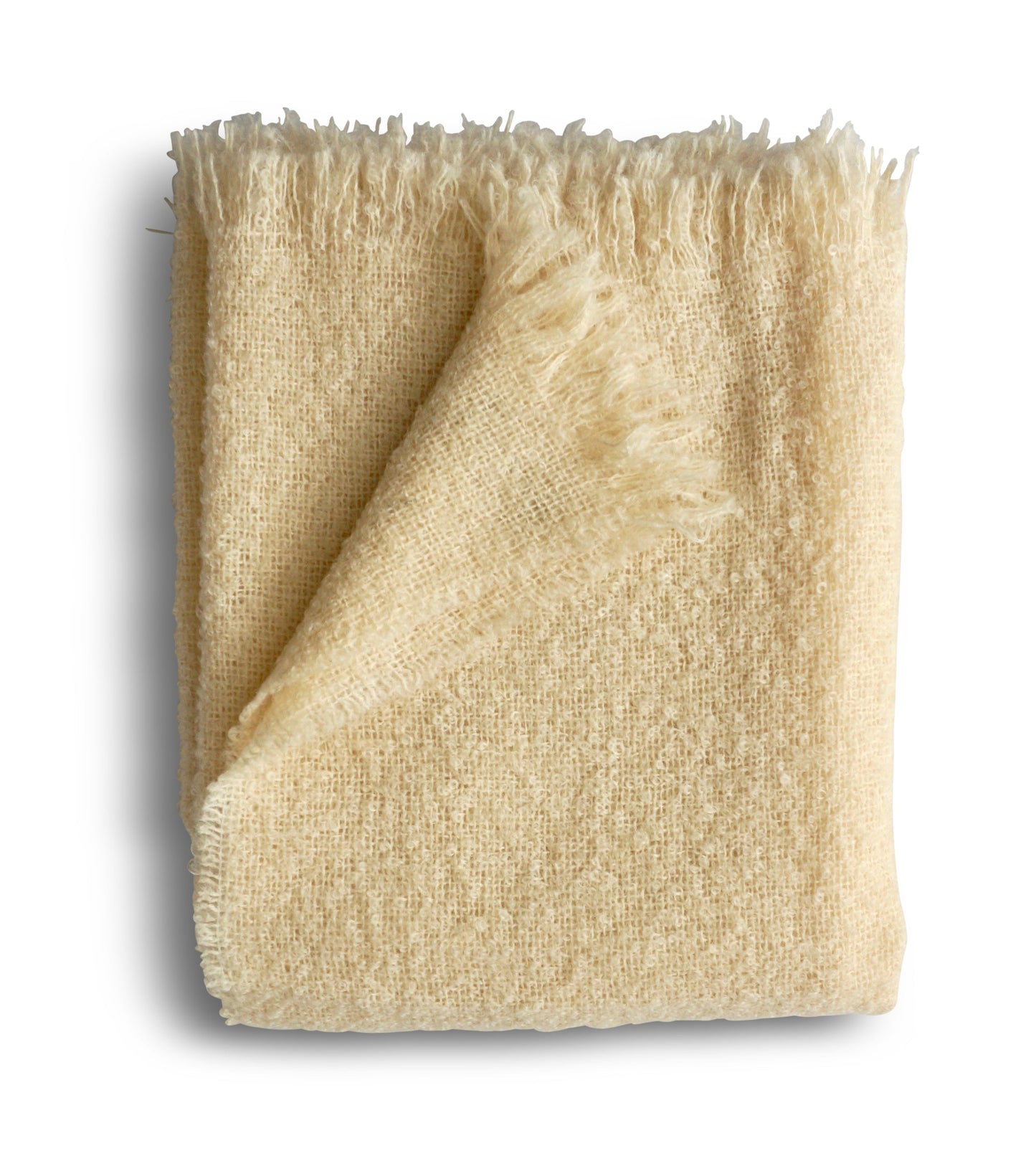 Luxury Bedding, Blankets & Throws| Mohair Bouclé Throws – Evangeline